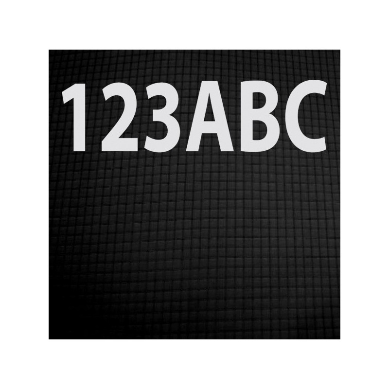 lettrage adhesif en tissu spécial pour parapente et delta